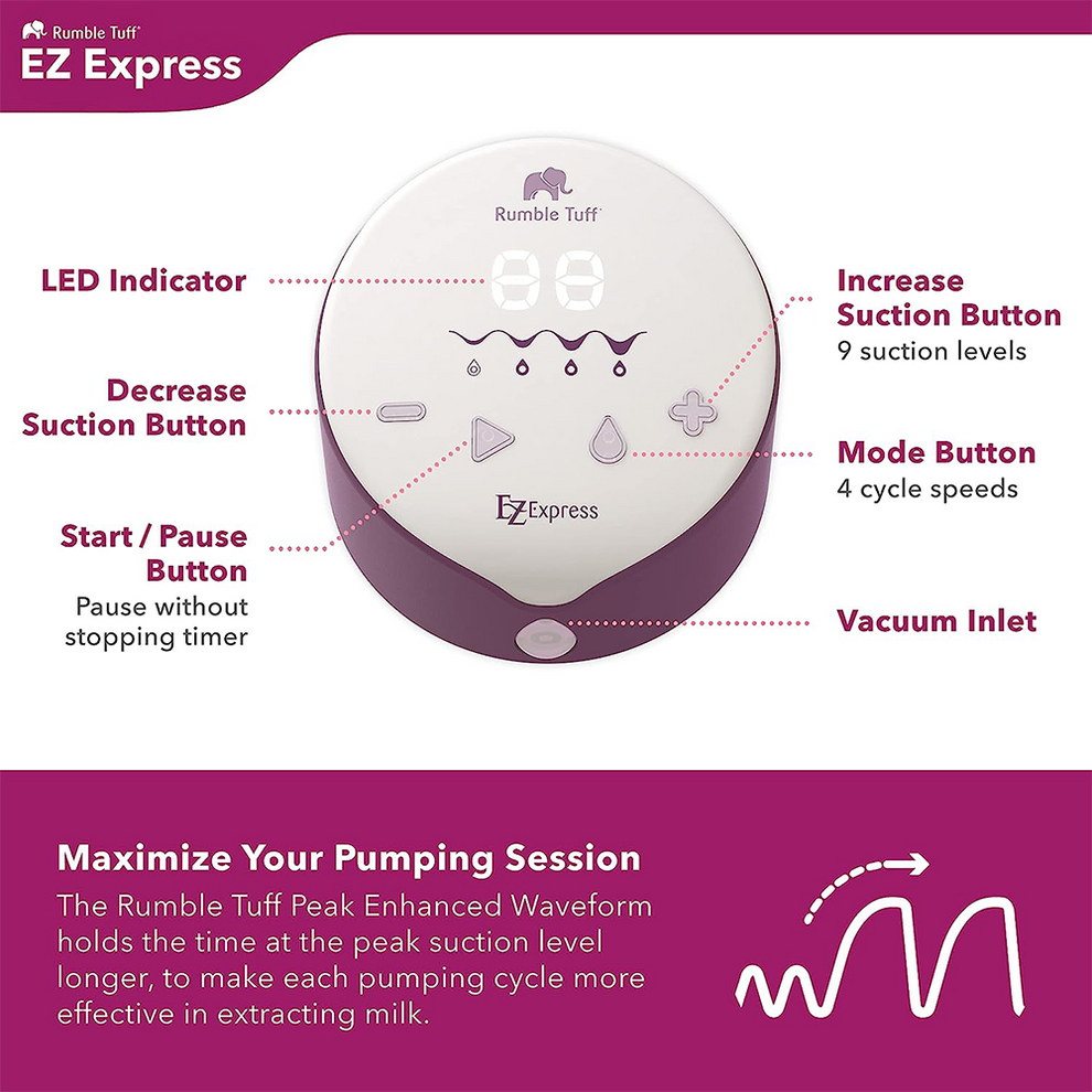 EZ Express Electric Breast Pump – Rumble Tuff